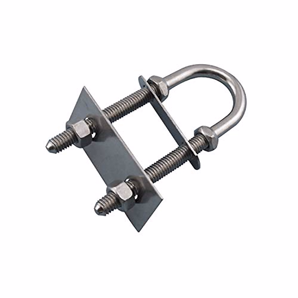 STAINLESS STEEL BOW/STERN EYE, 3/8" TO 1/2", U-BOLT INCLUDES 4 NUTS (9 DIFFERENT SIZES) (S0353-13180)