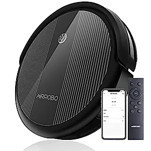 AIRROBO Robot Vacuum Cleaner, 2600Pa Strong Suction Power Robotic Vacuums, WiFi Connected, App Control, Works with Alexa and Google Home, Self Charging, Ideal for Hard Floor, Carpet, Pet Hair, P10