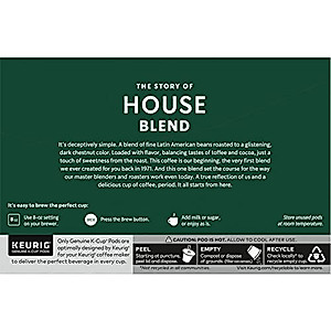 Starbucks Coffee Company Starbucks House Blend Coffee K-Cup Pods, Medium Roast Ground Coffee K-Cups for Keurig Brewing System, 100% Arabica Coffee, 10 CT K-Cups/Box (Pack of 2 Boxes)