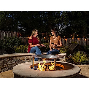 HeatSaver AL28 - Fire Pit Heat Deflector/Reflector and Cover