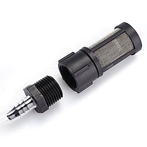 Lazmin Garden Irrigation Device Kit G3/4 Fertilizer Injector + Switch + Filter + Water Tube for Liquid Fertilizer Injection Through drip Irrigation System