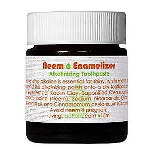 Living Libations - Organic/Wildcrafted Neem Enamelizer Toothpaste (.5 oz / 15 ml)
