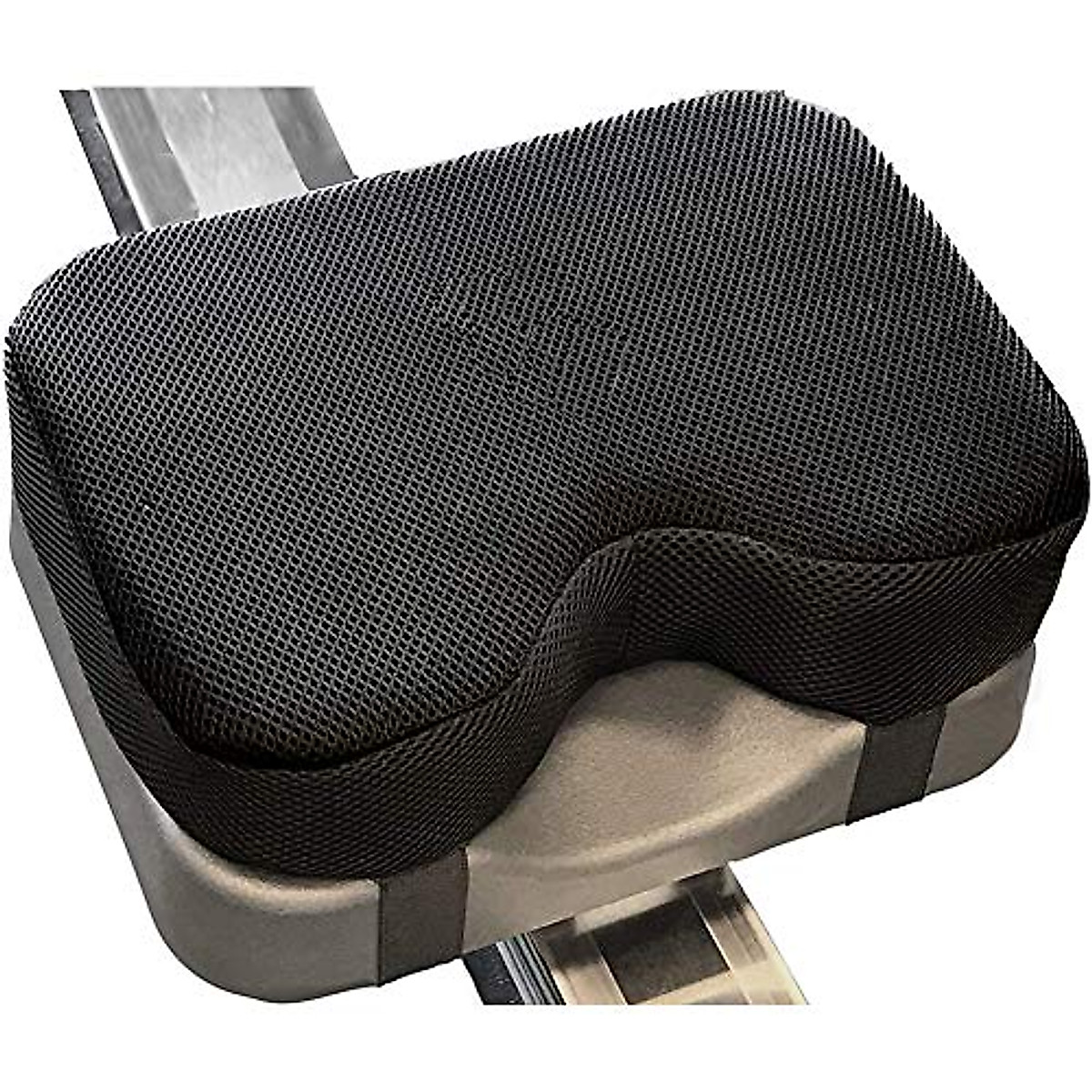 Rowing Machine Seat Cushion, Rower Seat Cushion with Custom Memory Foam, Washable Cover and Straps - Rowing Machine Cushion Alternative - Rower Accessories