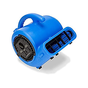 B-Air VP-20 1/5 HP Air Mover for Water Damage Restoration Carpet Dryer Floor Blower Fan Home and Plumbing Use, Blue…