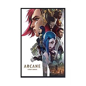 Christ-EZ Anime cartoon Arcane League of Legends Movie Poster Cool Wall Decor Art Print posters for room aesthetic - Matte Poster Frameless Gift 11 x 17 inch(28cm x 43cm)