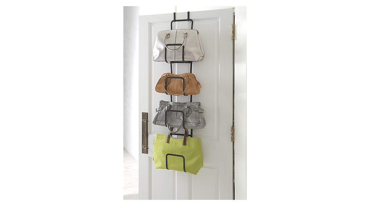 Yamazaki Black Bag Holder - Stylish Storage Solution