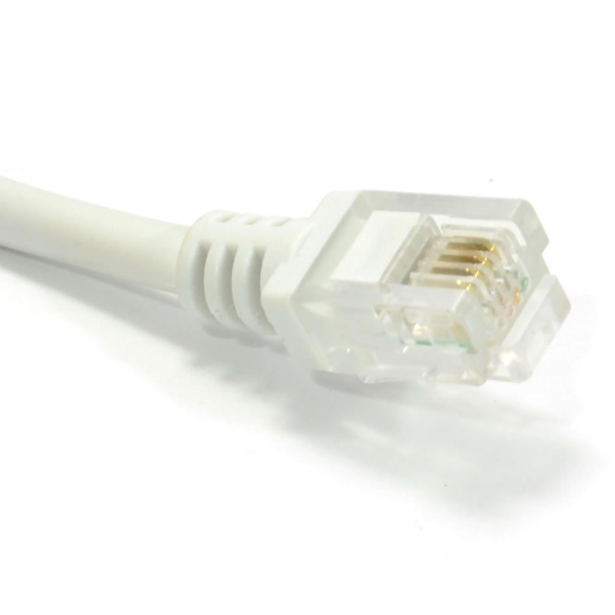 kenable ADSL 2+ High Speed Broadband Modem Cable RJ11 to RJ11 2m (~6 feet) White