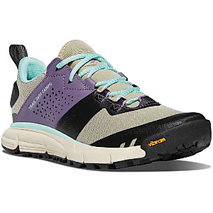 Danner Women's Trail 2650 Campo 3" Hiking Shoes, Lightweight, Breathable, Shock-Absorbing, Vibram Megagrip Outsole, Birch/Grape - 8 M