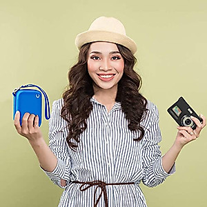 Carrying & Protective Case for Digital Camera, AbergBest 21 Mega Pixels 2.7" LCD Rechargeable HD/ Kodak Pixpro/ Canon PowerShot ELPH 180/190 / Sony DSCW800 / DSCW830 Cameras for Travel - Blue