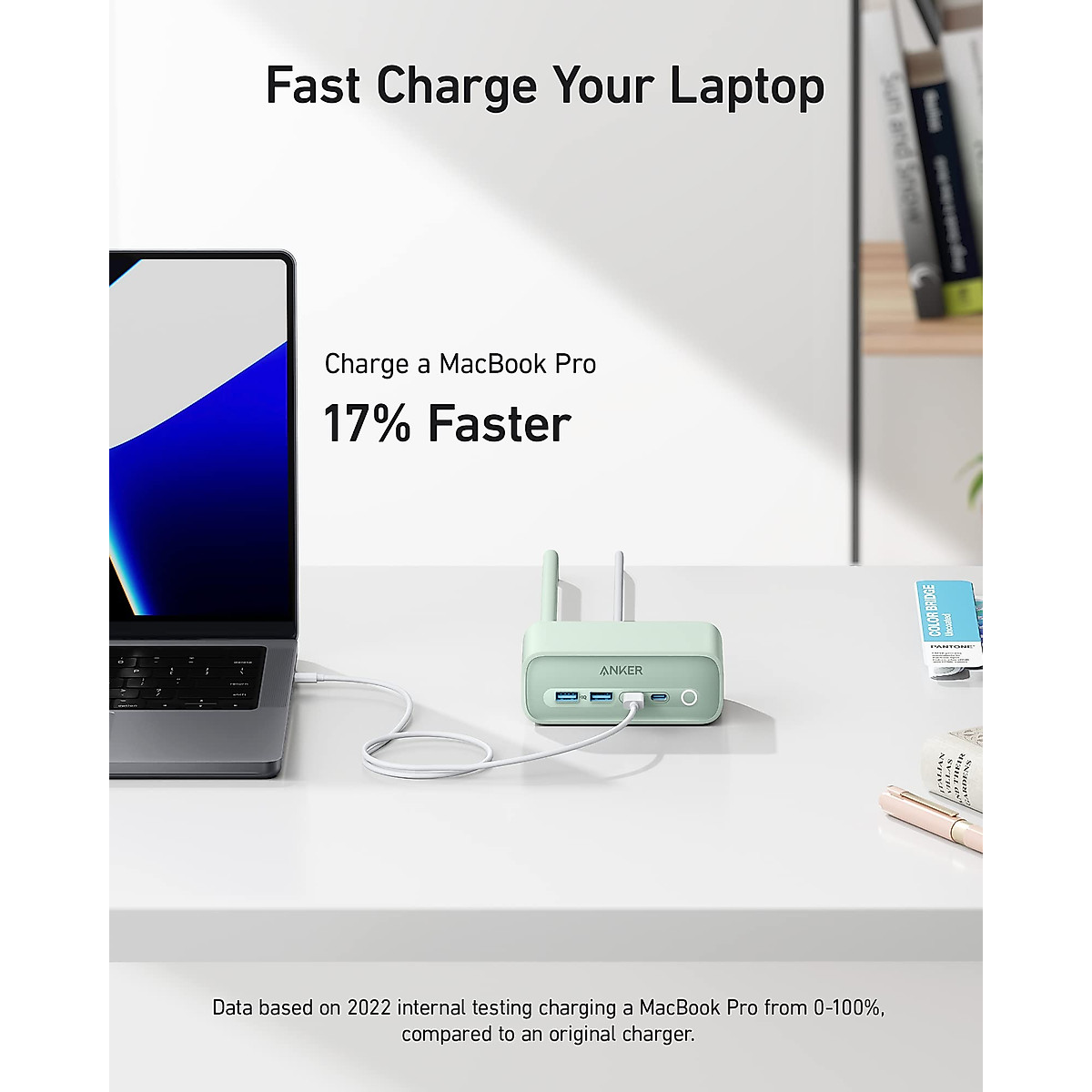 Anker USB-C to Lightning Cable, 541 Cable 6ft 525 Charging Station, 7-in-1 USB C Power Strip for iphone12/13, Max 65W