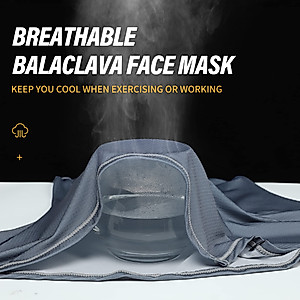 Balaclava Summer Protection Face Mask Breathable Motorcycle Hood Helmet Liners Outdoor Cycling Hiking Sports