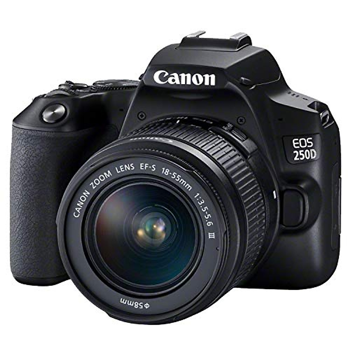 Canon EOS 250D / Rebel SL3 DSLR Camera w/ 18-55mm F/3.5-5.6 III Lens