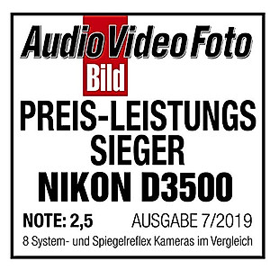 Nikon VBA550K001 D3500 + AF-P DX 18–55 VR Kit - Black