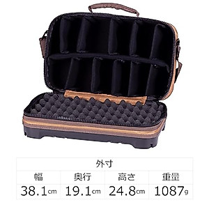 Plano Molding Guide Series Reel Locker | Revolutionary Molded top and Bottom for Extra Rigidity to Keep Expensive reels Protected, Brown/Black, One Size