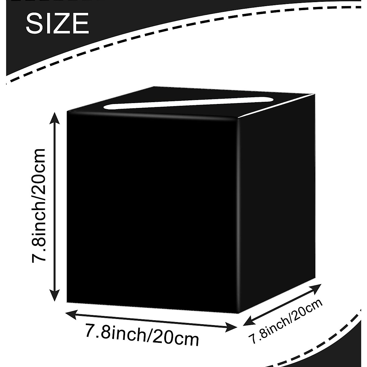 SietDESEO Black Card Box Diy Gift Card Box Money Card Box Holder for Wedding Reception Baby Shower Bridal Shower Birthday Party Supplies Black Wedding Card Box