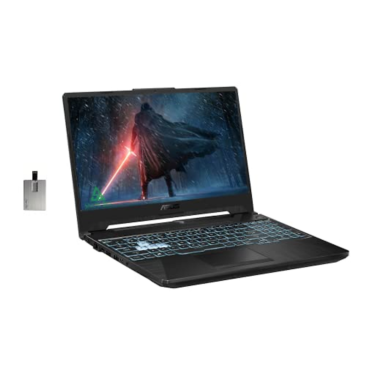 ASUS 2022 TUF F15 15.6" FHD Gaming Laptop, Intel Core i5-11260H, 16GB RAM, 1TB PCIe SSD, RGB Backlit Keyboard, NVIDIA GeForce RTX 3050 Graphics, Windows 10 Home, Black, 32GB USB Card