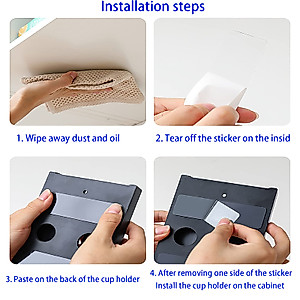 NIYUPE Wine Glass Rack plastic - Under Cabinet Stemware Wine Glass Holder Glasses Storage Hanger，For storage of goblets, wine glasses，2 Pack Bar Kitchen Hanger，black