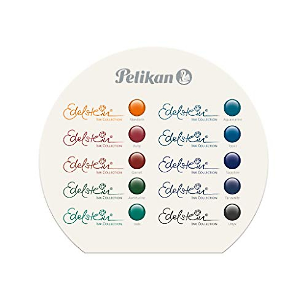 Pelikan Fine Writing Edelstein Ink Cartridges for Fountain Pens, Aquamarine, 1.4ml, Pack of 6 (300100)