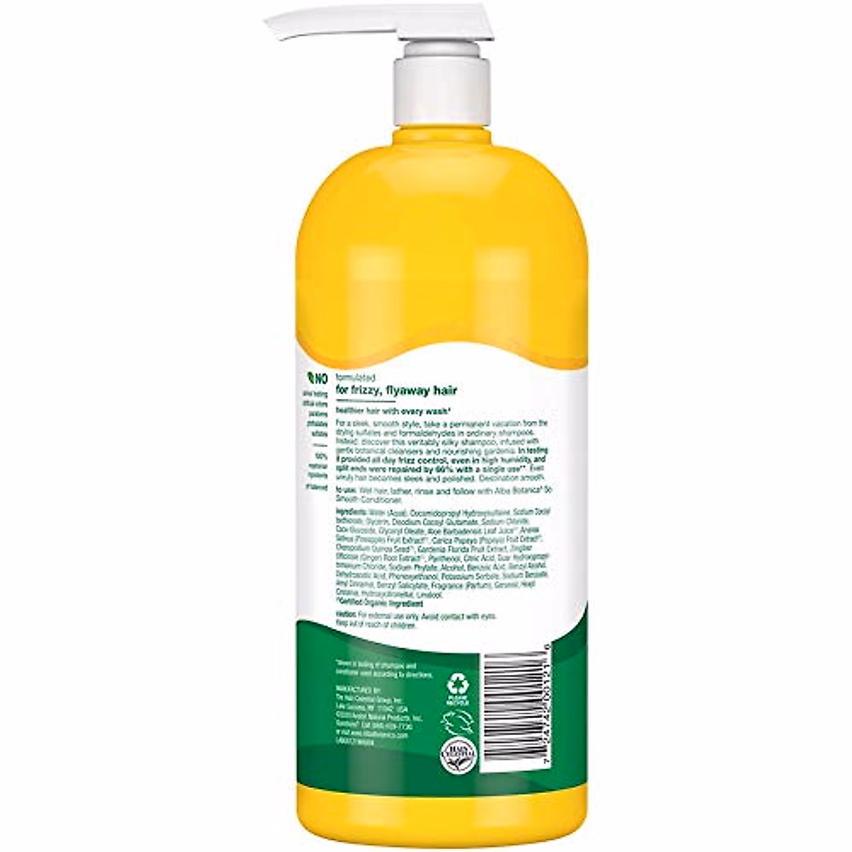 Alba Botanica So Smooth Shampoo, Gardenia, 32 Oz