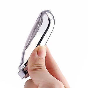 K LAKEY Honda Civic Key Fob Cover,Compatible with 2022 New Honda Civic Accord Sport SI EX EX-L Touring key Fob Silicone TPU Protective Case Holder Shell wih Keychain Blue