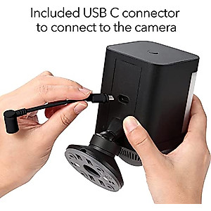 Wasserstein Solar Panel for Ring Spotlight and Stick Up Cam Batteries