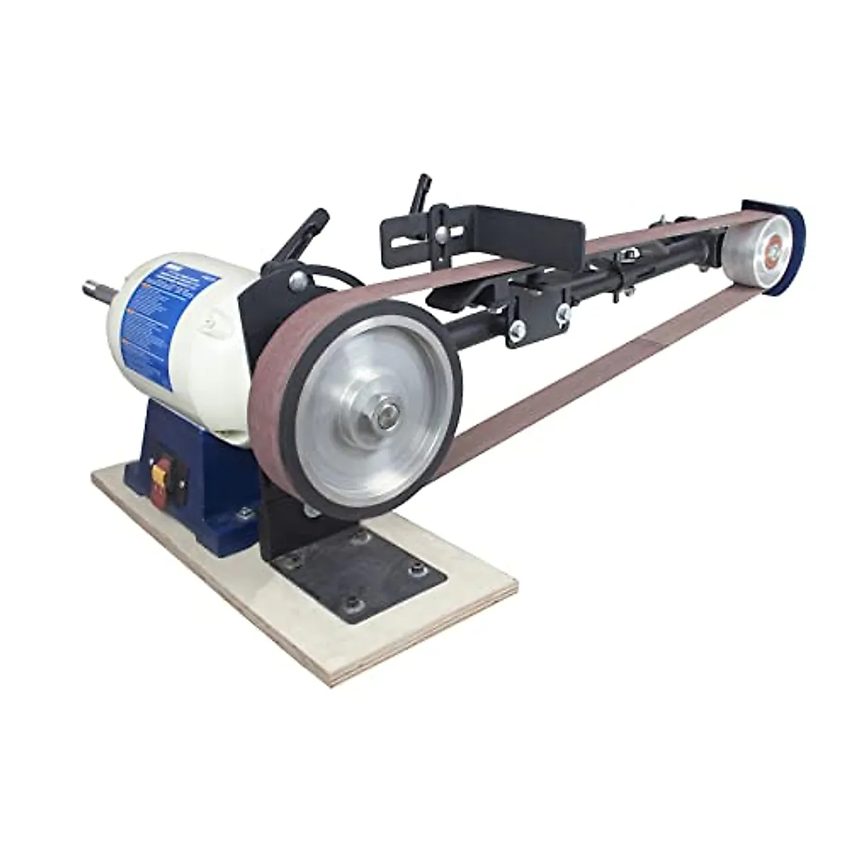 RIKON 2"x72" Knife Belt Sander/Buffer | Excellent for a wide variety of applications including sanding, grinding and making knives with 1 HP Motor and Adjustable Sanding Belt Arm