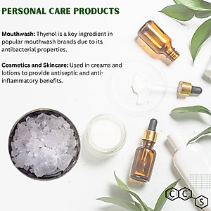 Thymol Crystals High Purity Aroma Compound (100 Grams)