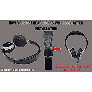 Replacement QC3 Ear Pads/On-Ear Ear Pads and V2 QC3 Headband pad/On-Ear Headband pad Cushion Compatible with Bose QuietComfort 3 (QC3) and Bose On-Ear (OE) Headphones (Black)