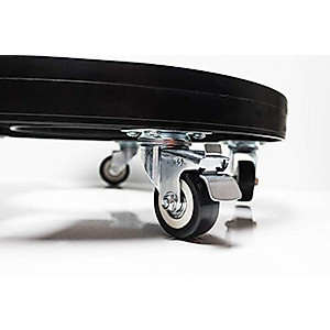 Half-Barrel Keg Dolly - Inexpensive and Easy Way to Move Half-Barrel Kegs and Large Heavy Pots - Transport Kegs from Walk-in to Keg Fridge at Bar - Makes it Easy to Roll Kegs to Mop Cooler Floor