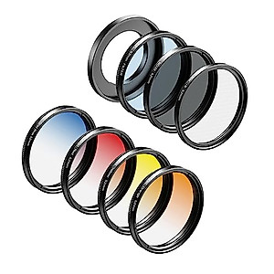 Mikikit 1 Set Mobile Phone Lens Set Smartphone Phones Photo Beautify Lens Practical Photo Filters Camera Wide Angle Lens Full-Color Lens Phone Filter Lens Photo Lens for Phones Clip-on