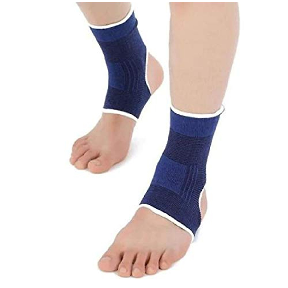 LUXXII (2 Count Elastic Ankle Brace Support Compression Wrap Movement Protection Ankle Sport Fitness Guard Band
