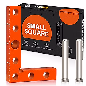 Mini Small Square Center Finder Tool 90 Degree Precision Machinist Square Quick Measuring Square Edge Marking Center Finder for Woodworking Pocket Layout Square Marking Gauge Carpenters Square