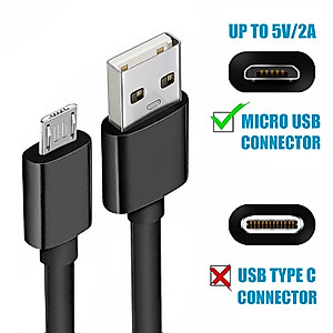 Akuterk Micro USB Cable for Sony Playstation 4 PS4 Controller Charger Replacement Power Cord 10Ft