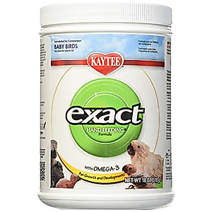 Kaytee (3 Pack) Exact Hand Feeding For Baby Bird, 18-Ounce Each