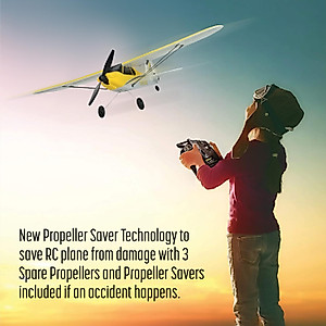 Top Race RC Plane 4 Channel Ready to Fly Planes for Adults, Stunt Flying Upside Down, 6-axis Gyro Stabilizer Ready & Easy to Fly, Amazing Present Toy for Advanced Kids and Adults TR-C385