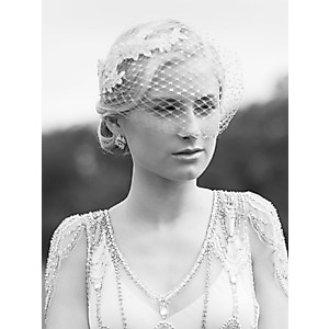 Mariell Gold Cubic Zirconia Bridal Earrings, Silver Platinum Plating, CZ Crystal Wedding Earrings for Brides, Bridesmaids, Prom, Homecoming and Mother of the Bride