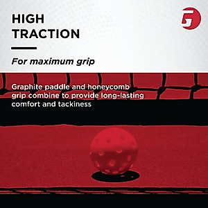 GAMMA Sports Conqueror Pickleball Paddle, Graphite Composite Surface and Honeycomb Grip, Conqueror