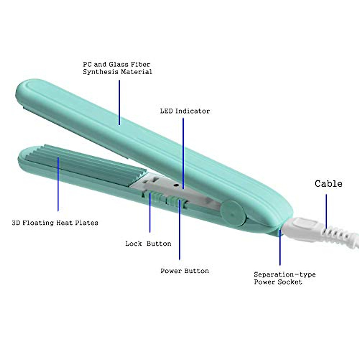 Pinshion Heat Sealer Handheld, Portable Mini Sealing Machine for Bag Food Storage, Mini Food Bag Heat Sealer Handheld with Double Safe Button