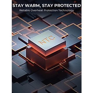 ORORO Men's Heated Down Vest with Battery, Lightweight Heated Vest with 800 Fill Down (Charger Not Included)(Black, XL)