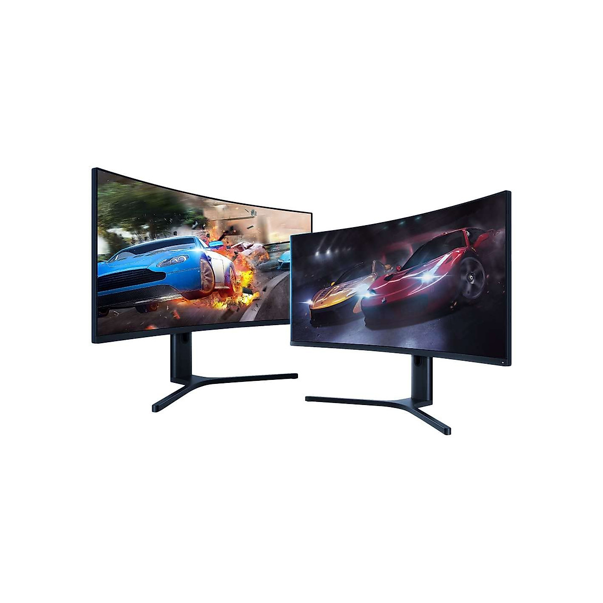Xiaomi Mi Curved Gaming Monitor 34 Inch with AMD FreeSyncPremium (WQHD 3.440 x 1.440, 21:9, 144Hz, 4ms, 300lm, 121% sRGB, 2 HDMI, 2 Display Port, Audio Out, TUV Certified Blue Light Reduction)