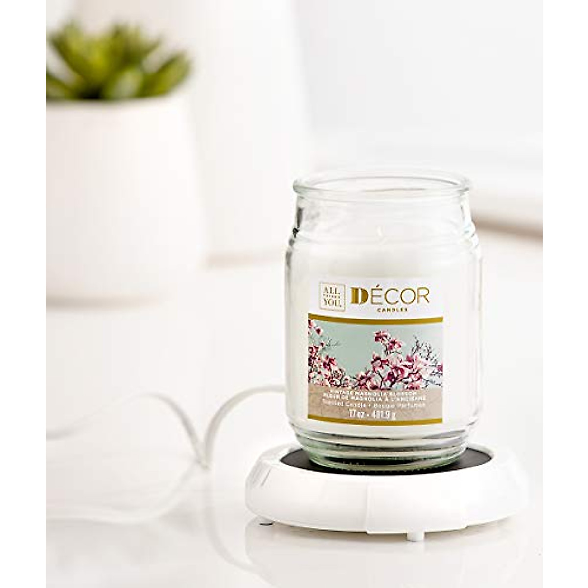 Darice 1199-15, Large Jar Warmer, 1 Pack, White