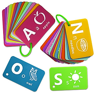 AMAFHHA Alphabetical and 123 Number Flash Cards for Babies, Kids and Toddlers (ABC Flash Cards)