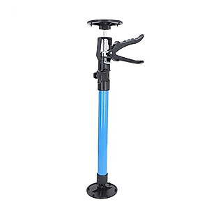 Telescoping Pole, Cabinet Jack with Non Slip Pads 2PCS Adjustable Cabinet Jack Support Pole Telescopic Support Rods 3Rd Hand Support Pole for Woodworking Cabinet Installation