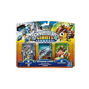 Skylanders Giants Battlepack #1 - Chop Chop - Dragonfire Cannon - Shroomboom