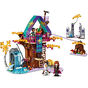 LEGO Disney Frozen II Enchanted Treehouse 41164 Toy Treehouse Building Kit Featuring Anna Mini Doll and Bunny Figure for Pretend Play (302 Pieces)