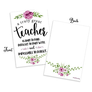 All Ewired Up Teacher Appreciation Thank You Cards and Envelopes - Holiday Christmas Cards, Thick Card Stock - Flat (Non-foldover) with Envelopes - A6 Size (5 quantity)
