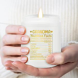 KOYFOYO Mothers Day Gifts for Grandma - My Favorite People Call Me Grandma Candle - Birthday Gifts for Grandma from Granddaughter, Grandson - Grandma Christmas Gifts