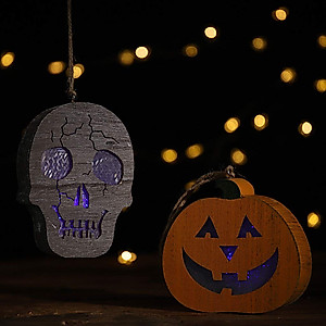 CCOOfhhc 3D Pumpkin Led String Lights,Spider Pumpkin Decorative Light Lamp 10 LEDs Halloween Decor Light for Holiday Festival