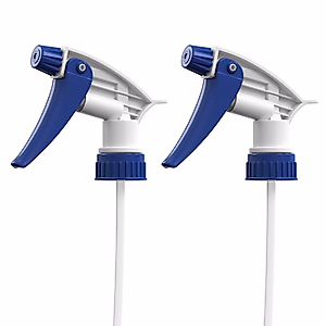 Bar5F Premium Replacement Trigger Sprayer Top, NBR Gasket - Superior Hydrocarbon Resistance - Ideal for Auto Detailing & Industrial Cleaning, 28/400 Neck, 2-Pack