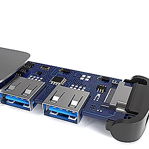 SHYPT Hub USB C Hub Adaptador 4 Em 1 para USB 3.0 Compatível para para Switch USB-C Tipo C 3.0 Divisor